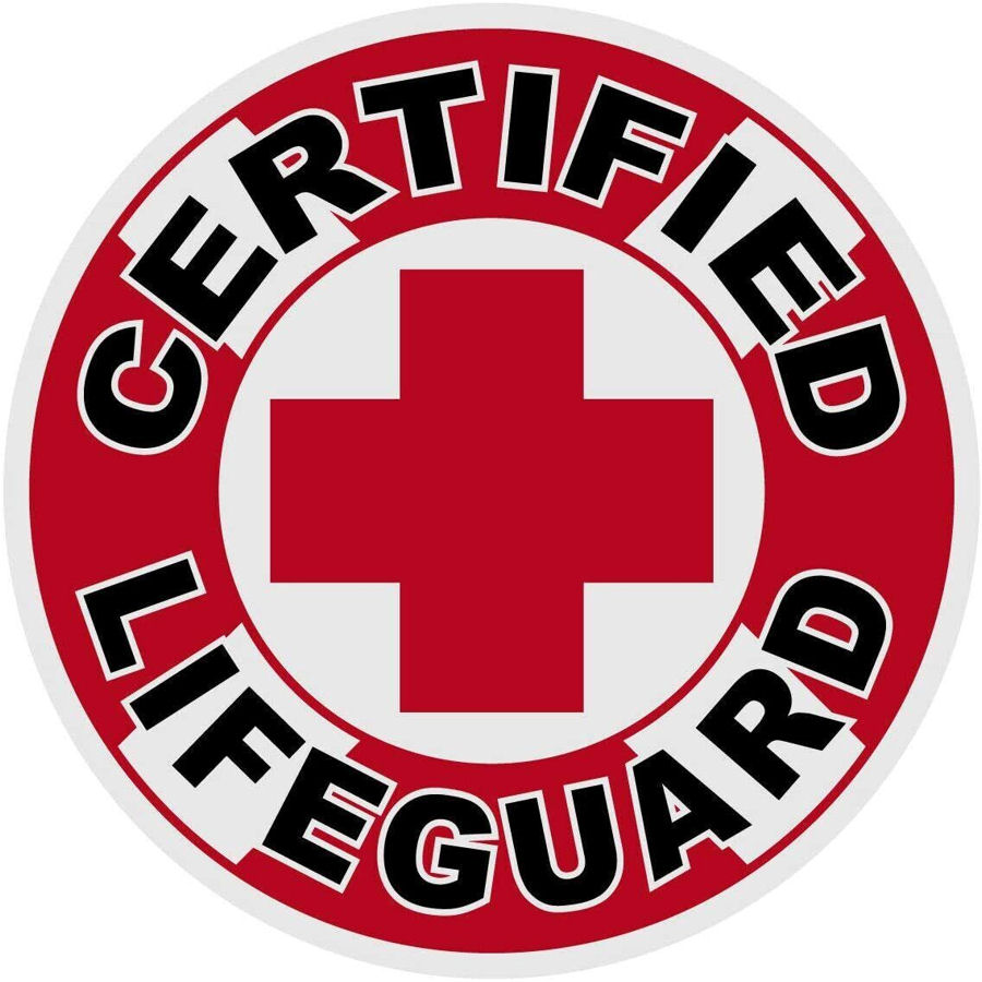 Certified Lifeguard - Vinyl Sticker at Sticker Shoppe