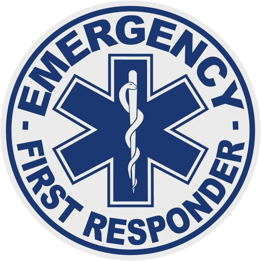 Emergency First Responder Star Of Life - Vinyl Sticker at Sticker Shoppe