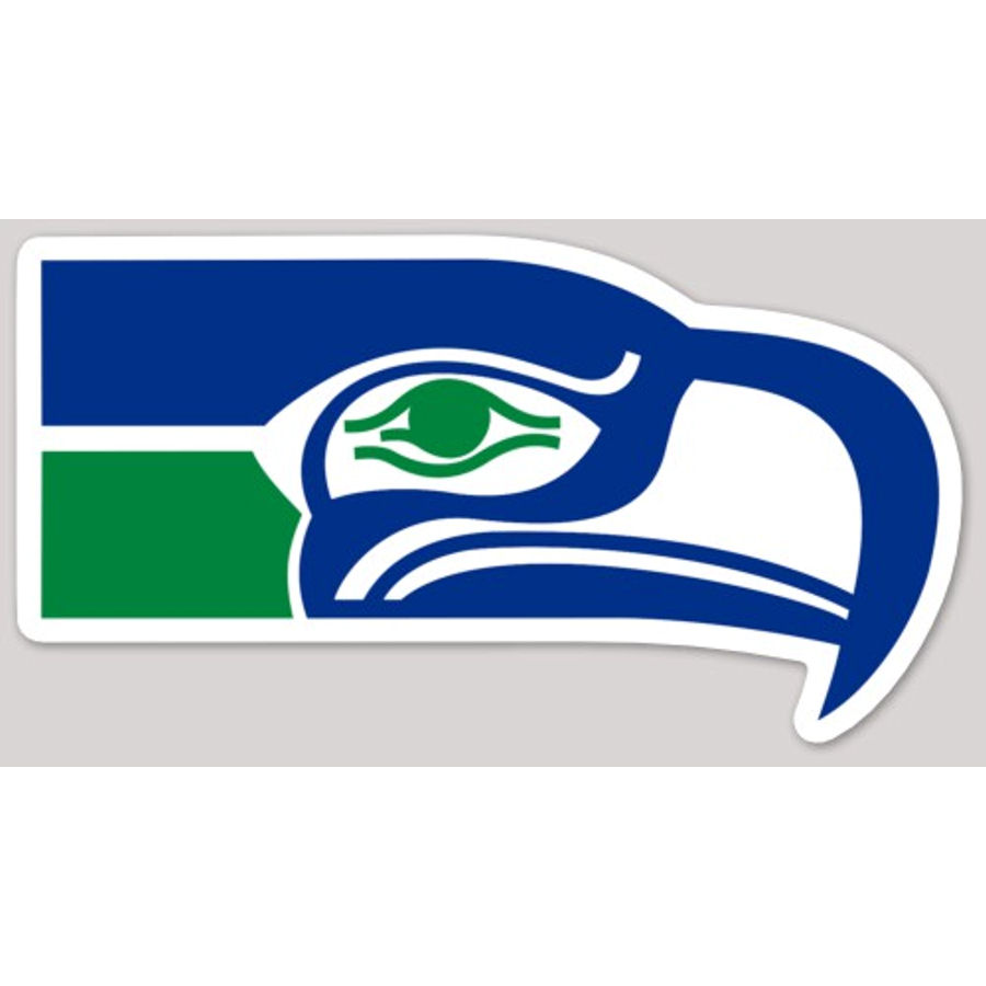 Seattle Seahawks Retro Logo - Vinyl Sticker at Sticker Shoppe