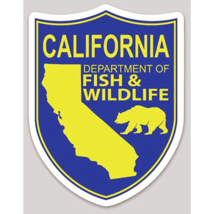 California Department Of Fish & Wildlife - Vinyl Sticker at Sticker Shoppe