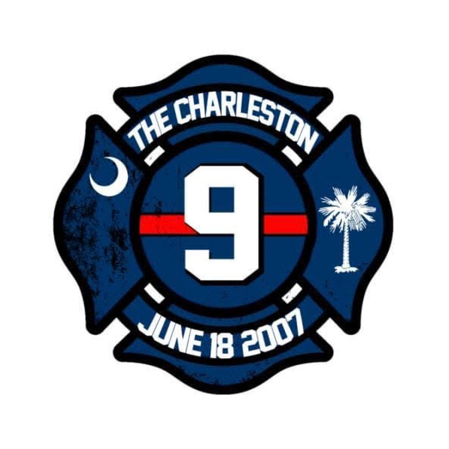 The Charleston 9 June 18th 2007 Blue Maltese Cross - Vinyl Sticker at ...