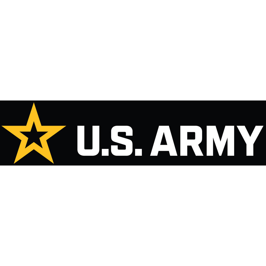 United States Army 2023 New Logo Black - Bumper Sticker at Sticker Shoppe