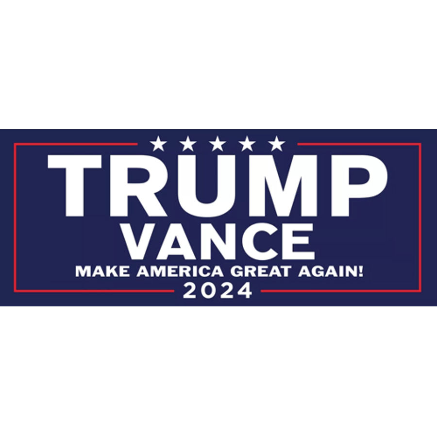 Donald Trump J.D. Vance President Campaign 2024 - Bumper Sticker at ...