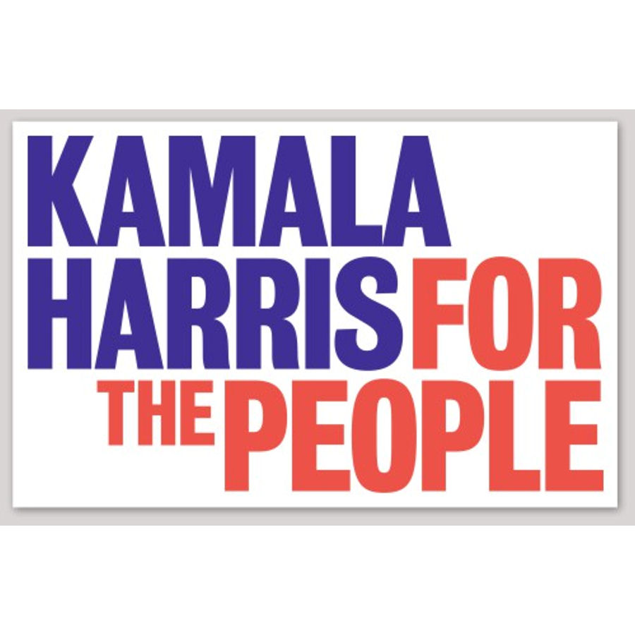 Kamala Harris For The People - Bumper Sticker at Sticker Shoppe