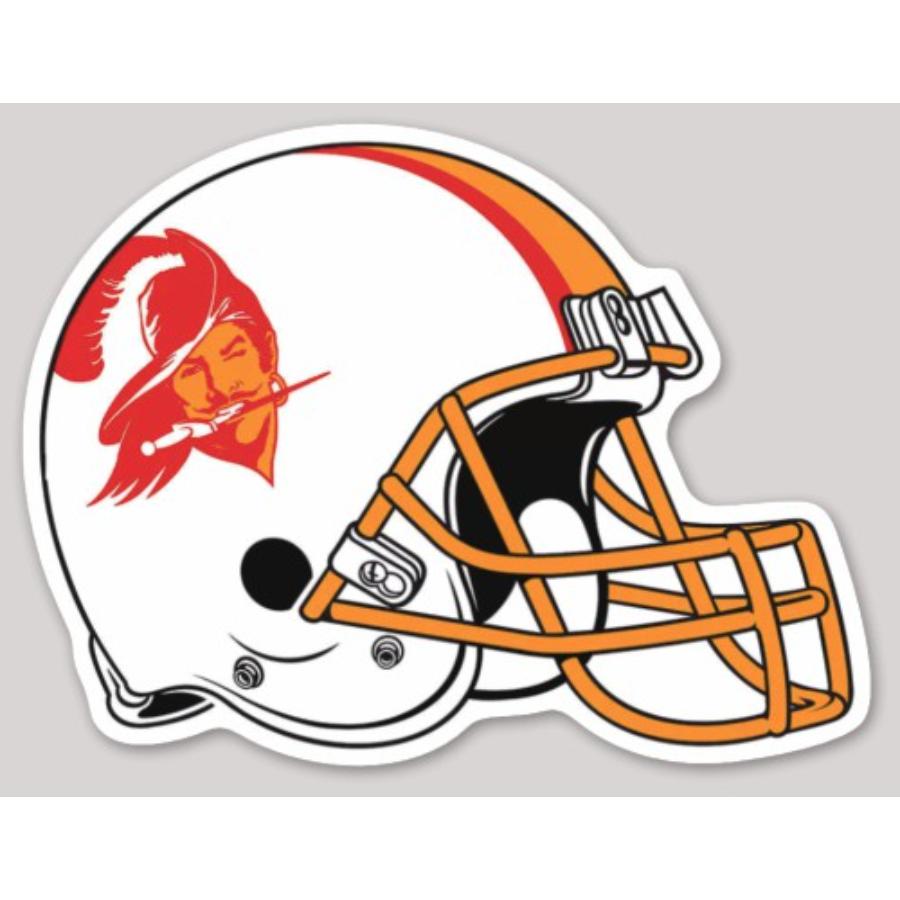 Tampa Bay Buccaneers Retro Logo Helmet - Vinyl Sticker at Sticker Shoppe