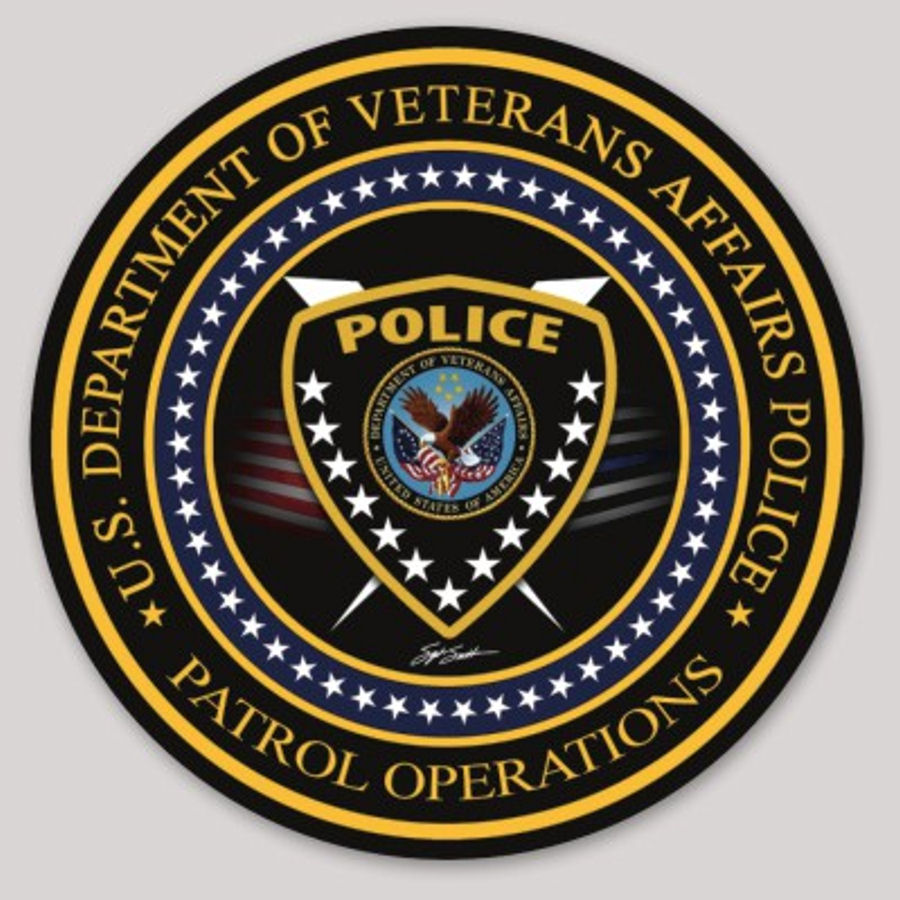 Veterans Affairs Police VA Patrol Operations - Vinyl Sticker at Sticker ...