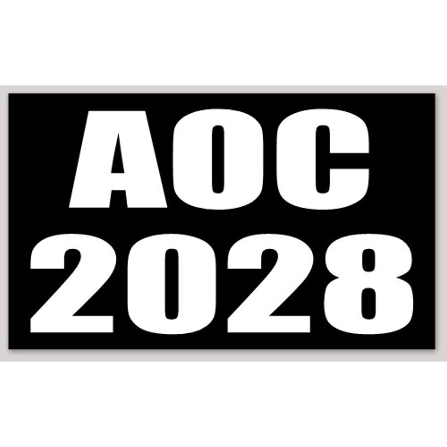 Alexandria Ocasio-Cortez AOC 2028 President - Vinyl Sticker at Sticker ...