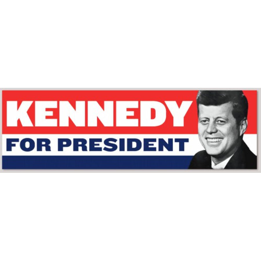 John F. Kennedy For President Replica 1960 JFK Portrait Campaign ...