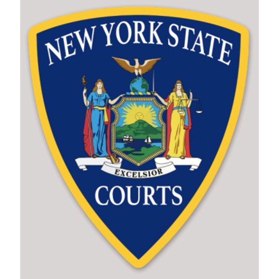 New York State Courts - Vinyl Sticker at Sticker Shoppe
