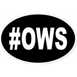 #OWS - Oval Sticker at Sticker Shoppe