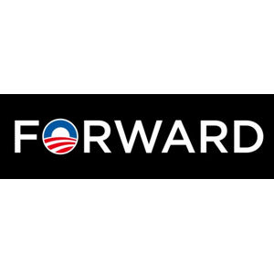Forward Obama - Bumper Sticker at Sticker Shoppe