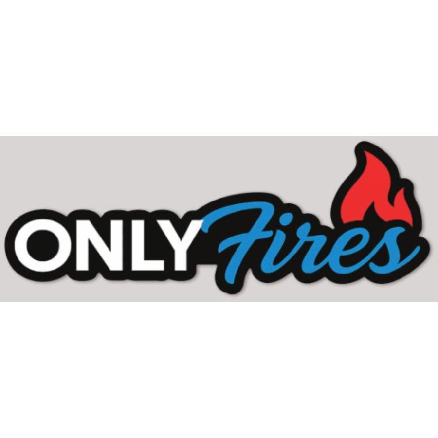 Only Fires OnlyFires Black - Vinyl Sticker at Sticker Shoppe