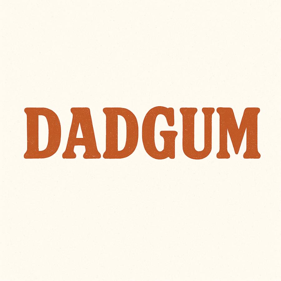 Dadgum - Vinyl Sticker at Sticker Shoppe