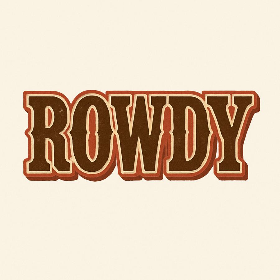 Rowdy - Vinyl Sticker at Sticker Shoppe