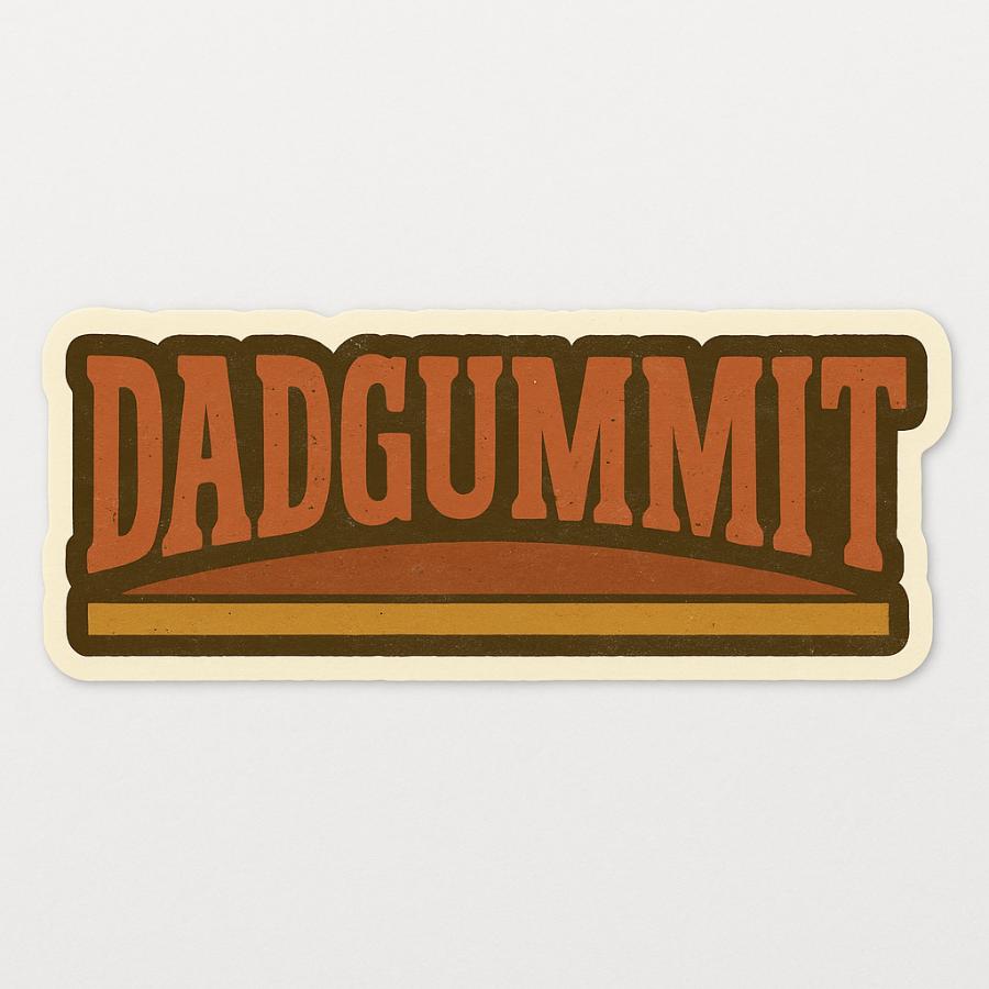 Dadgummit - Vinyl Sticker at Sticker Shoppe