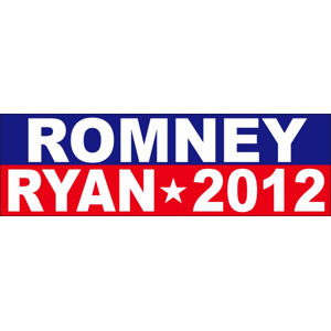 Mitt Romney Paul Ryan - Bumper Sticker at Sticker Shoppe