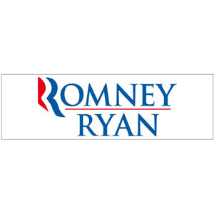 Romney Ryan - Bumper Sticker at Sticker Shoppe