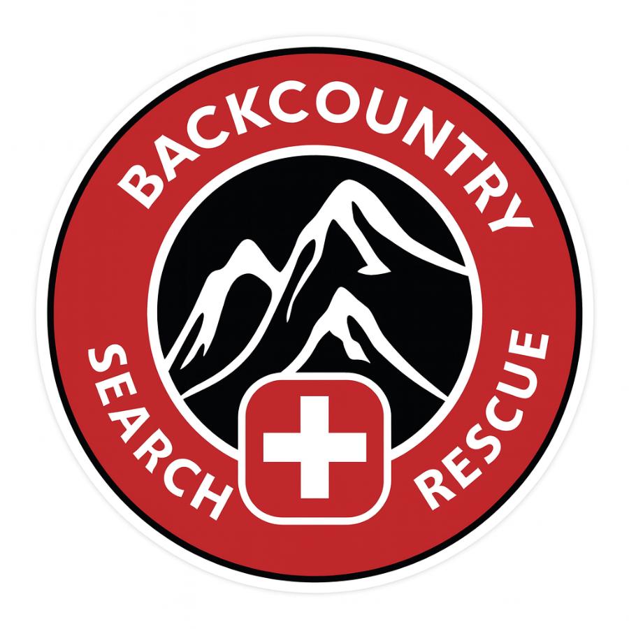 Backcountry Search & Rescue - Vinyl Sticker at Sticker Shoppe