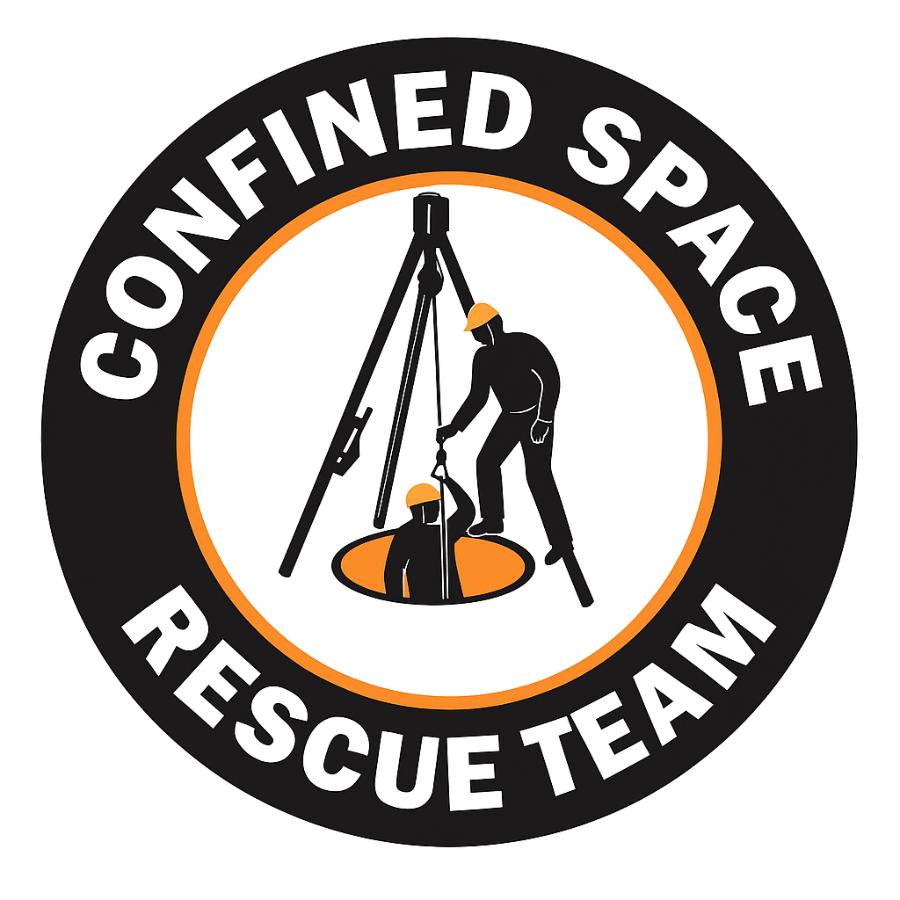 Confined Space Rescue Team - Vinyl Sticker at Sticker Shoppe