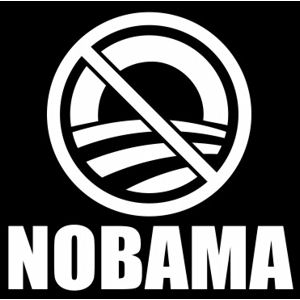 NOBAMA - Window Decal at Sticker Shoppe