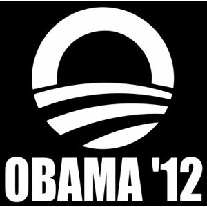 Obama '12 - Window Decal at Sticker Shoppe