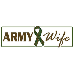 Army Wife - Bumper Sticker at Sticker Shoppe