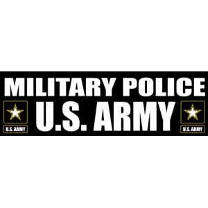 Military Police U.S. Army - Bumper Sticker at Sticker Shoppe