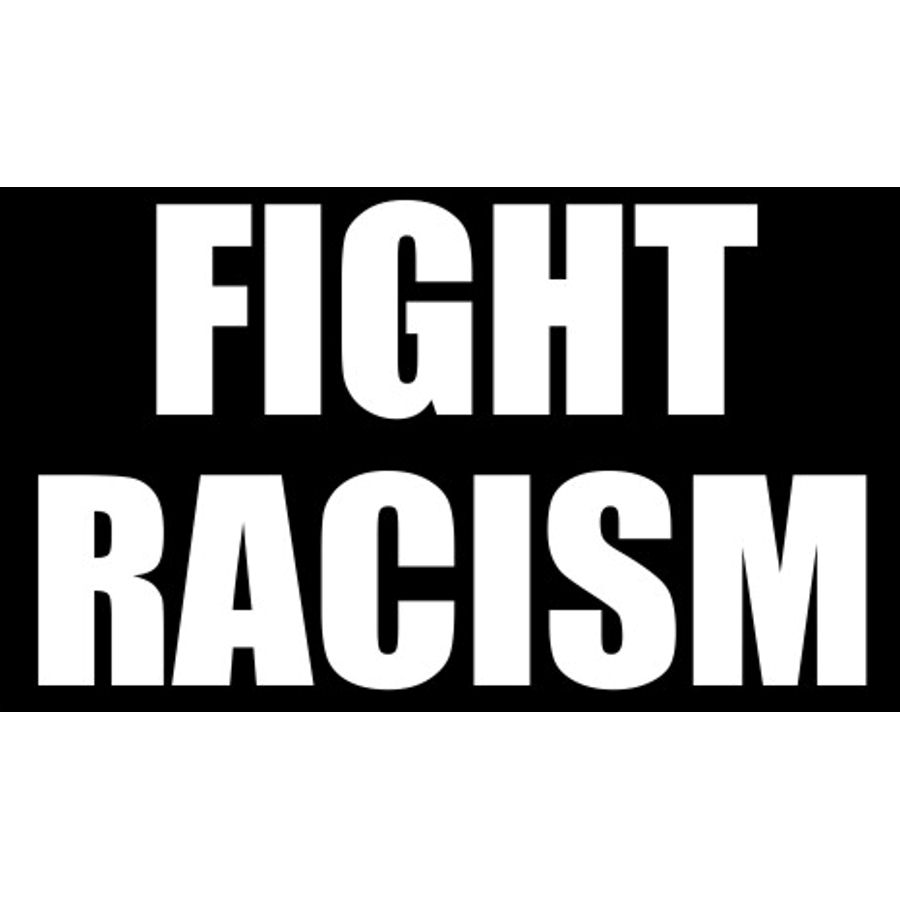 Fight Racism - Vinyl Sticker at Sticker Shoppe