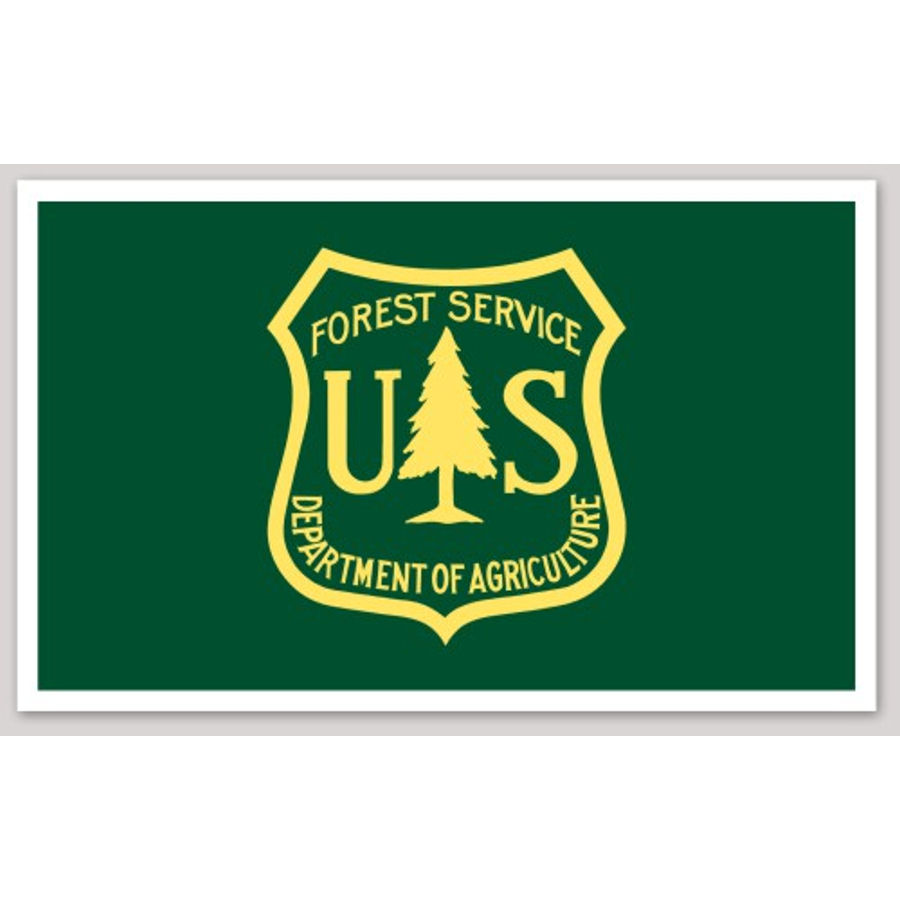 United States Forest Service Flag - Vinyl Sticker at Sticker Shoppe