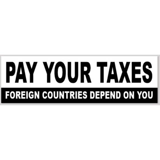 Taxes Bumper Stickers Request Stickers Abigail Boyd MP (updated)