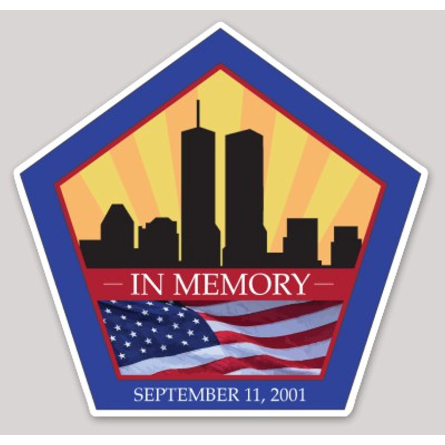 In Memory September 11th 2001 - Vinyl Sticker at Sticker Shoppe