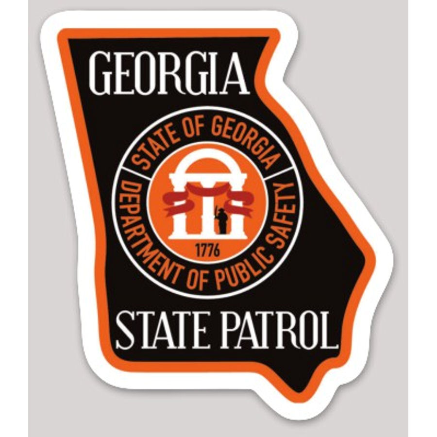 Georgia State Patrol Department Of Public Safety - Vinyl Sticker at ...