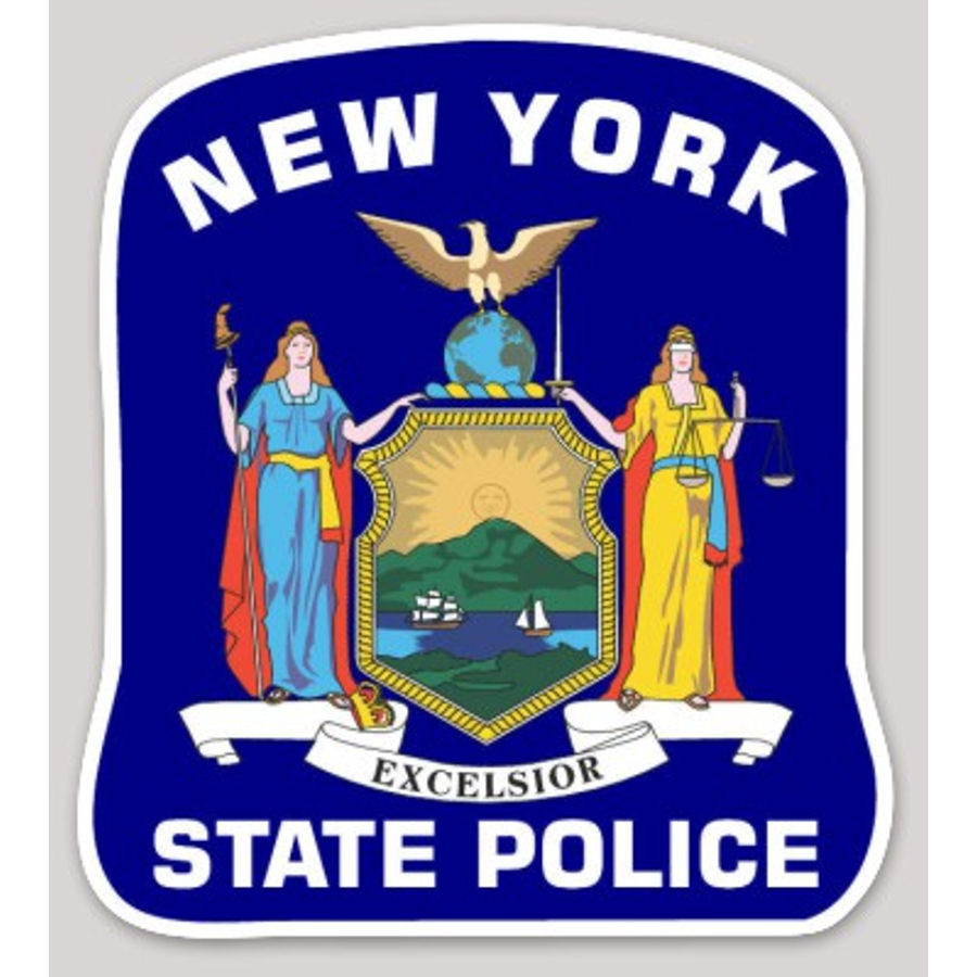 New York State Police Excelsior Logo - Vinyl Sticker at Sticker Shoppe