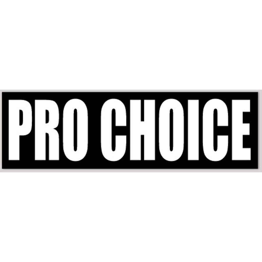 PRO CHOICE - Bumper Sticker at Sticker Shoppe