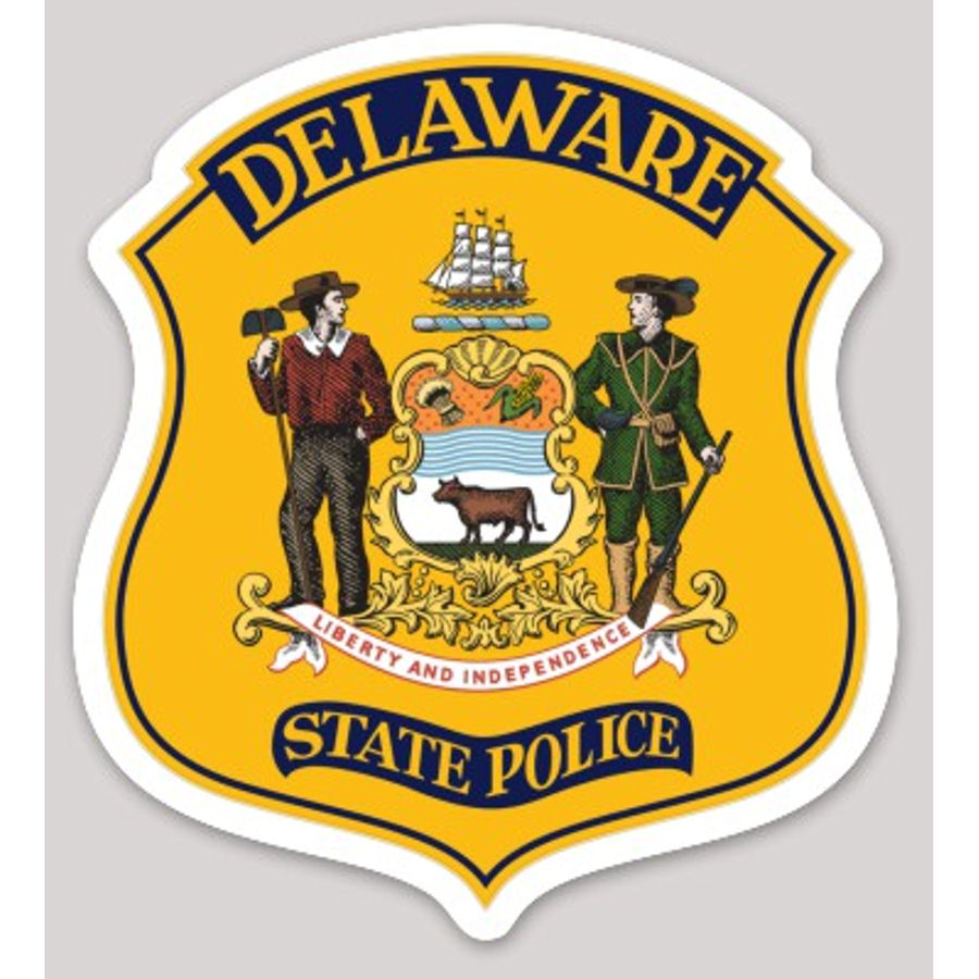 Delaware State Police - Vinyl Sticker at Sticker Shoppe
