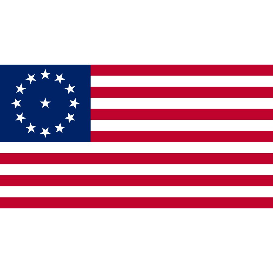 13 Star Flag Cowpens Flag Variant - Vinyl Sticker at Sticker Shoppe