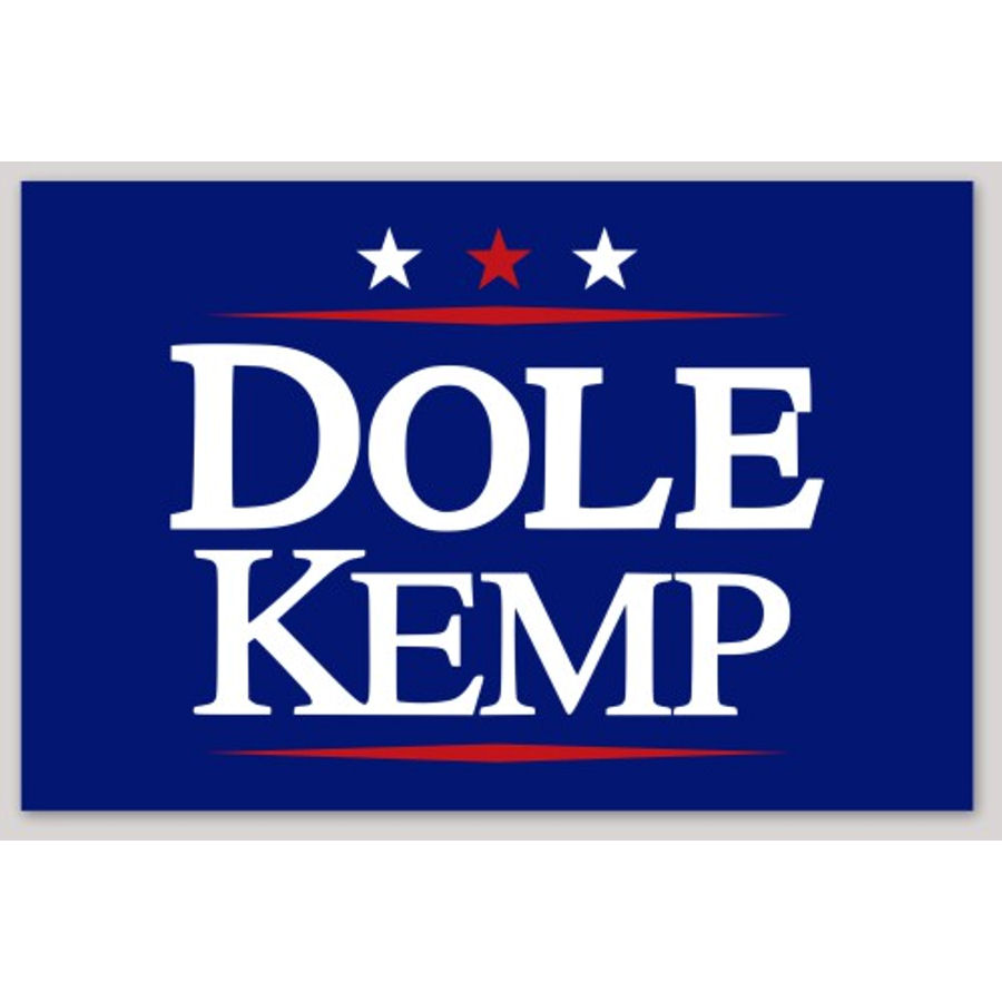 Dole Kemp Replica - Bumper Sticker at Sticker Shoppe