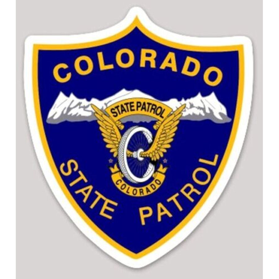 Colorado State Patrol - Vinyl Sticker at Sticker Shoppe
