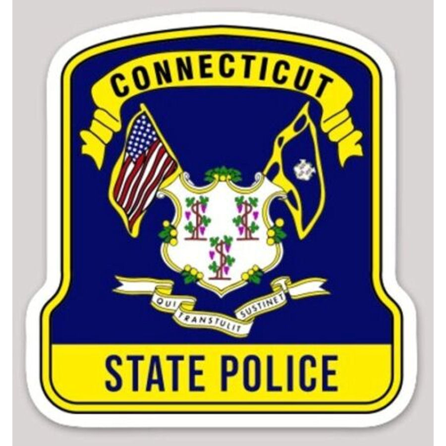 Connecticut State Police - Vinyl Sticker at Sticker Shoppe