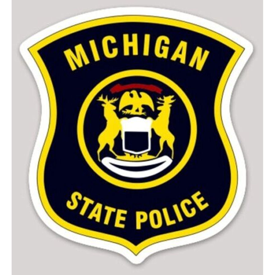Michigan State Police - Vinyl Sticker at Sticker Shoppe