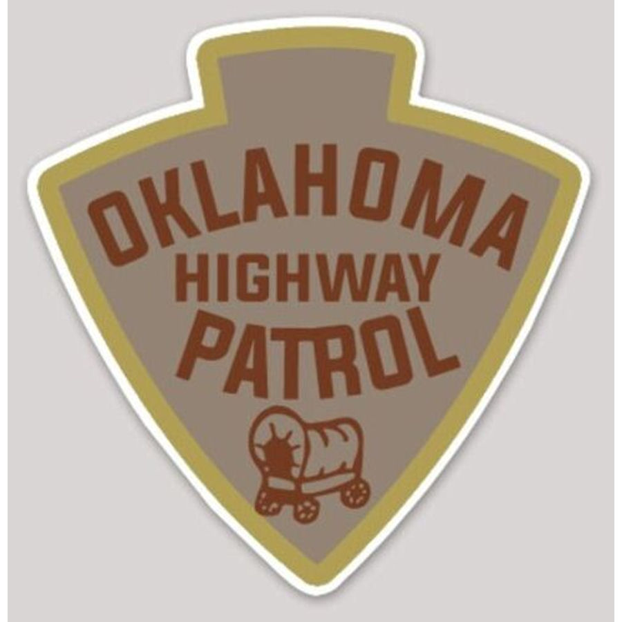 Oklahoma Highway Patrol - Vinyl Sticker at Sticker Shoppe