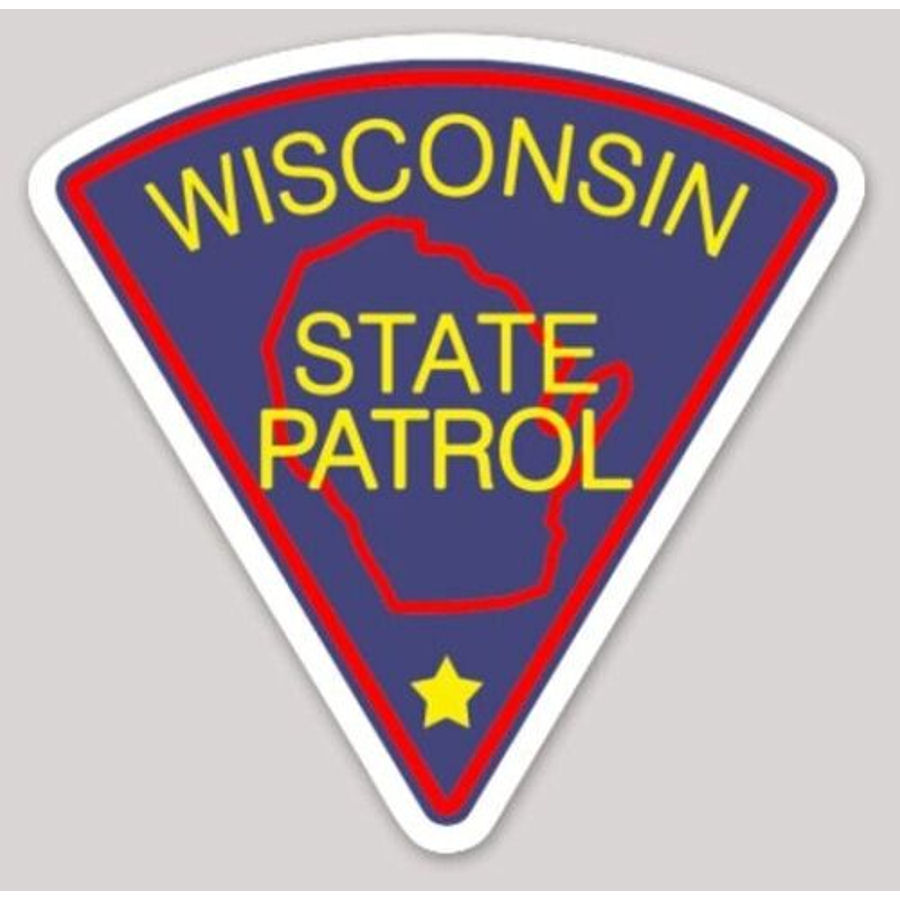 Wisconsin State Patrol - Vinyl Sticker at Sticker Shoppe