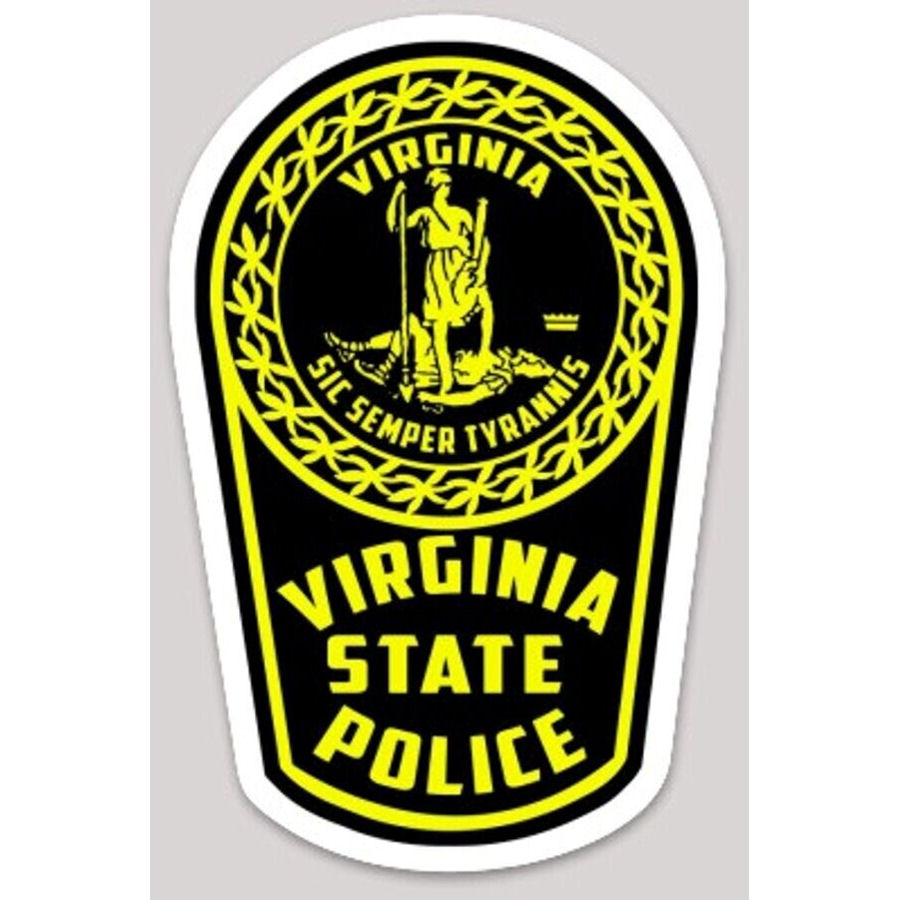 Virginia State Police - Vinyl Sticker at Sticker Shoppe