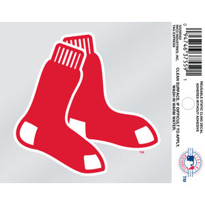 Boston Red Sox Logo - Inside Window Static Cling at Sticker Shoppe