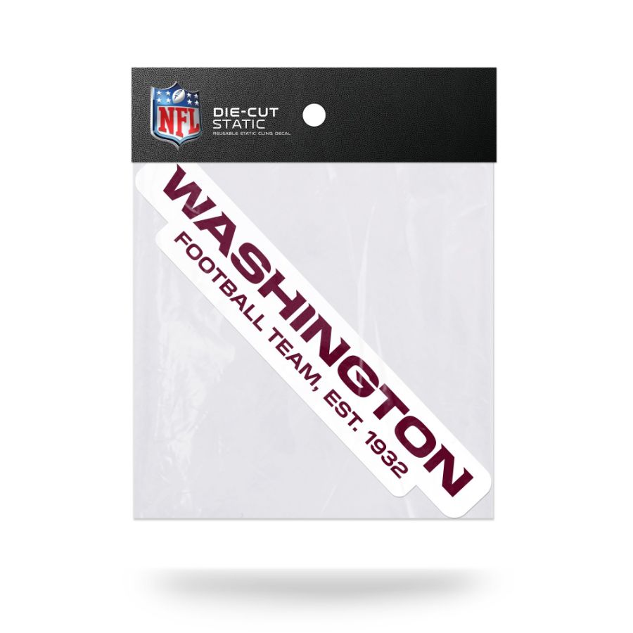 Washington Football Team - Shape Cut Die Cut Static Cling at Sticker Shoppe