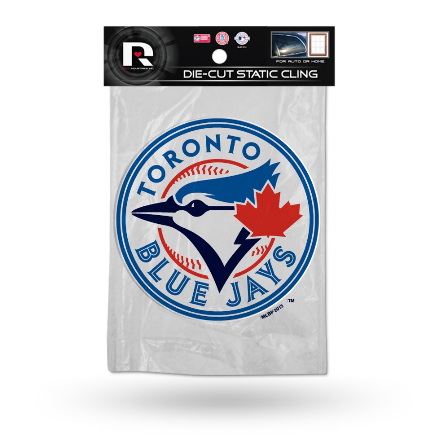 Toronto Blue Jays - 5x5 Shape Cut Die Cut Static Cling at Sticker Shoppe