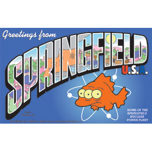 Springfield Sign - Sticker at Sticker Shoppe