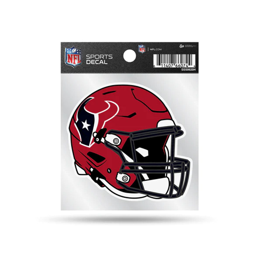 Houston Texans Helmet - 4x4 Vinyl Sticker at Sticker Shoppe
