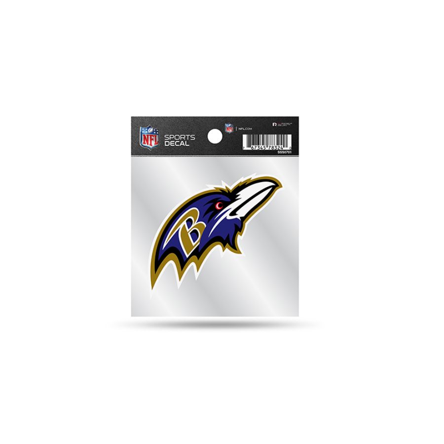 Baltimore Ravens - 4x4 Vinyl Sticker at Sticker Shoppe
