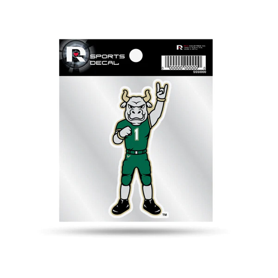 University Of South Florida Bulls - 4x4 Vinyl Sticker at Sticker Shoppe